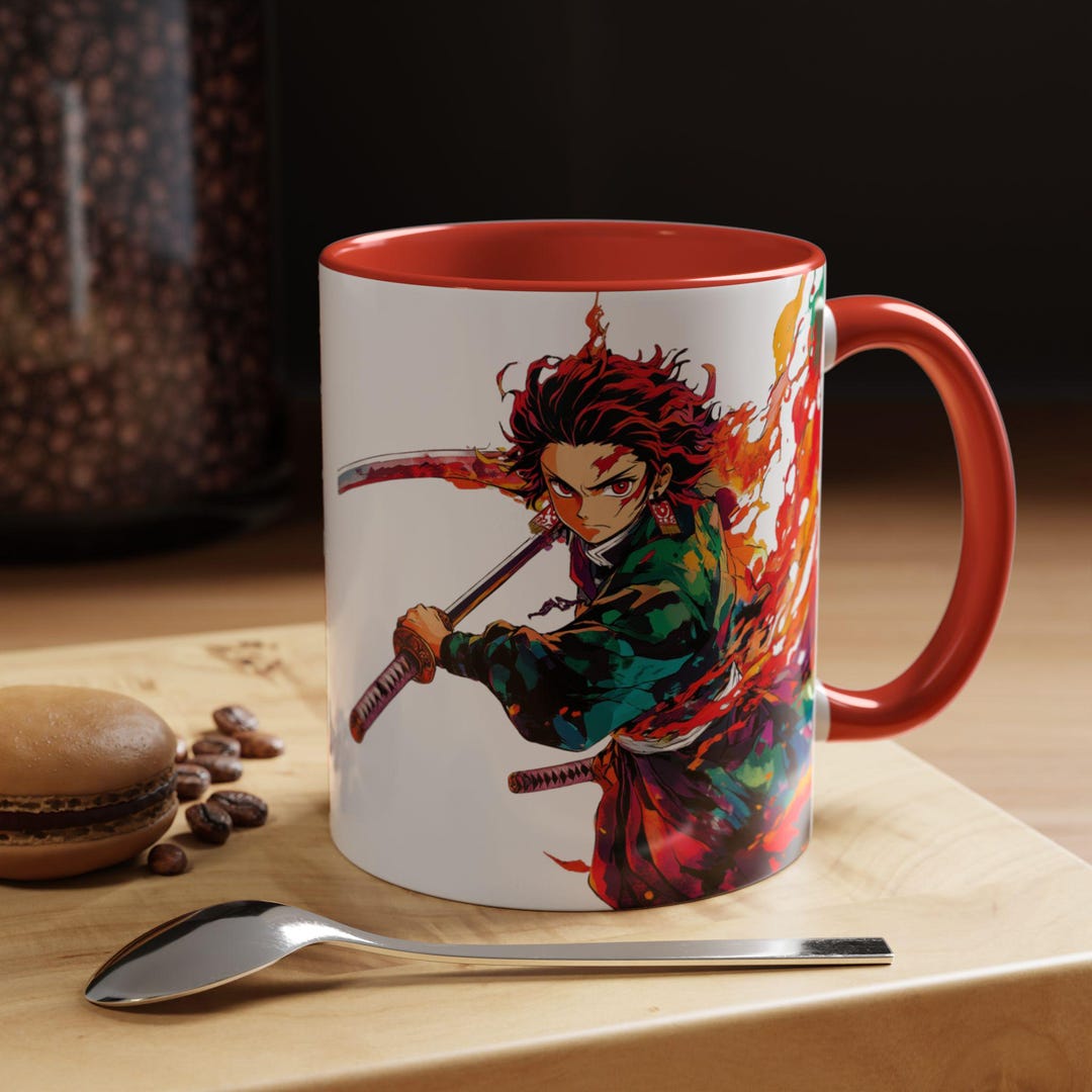 Tanjiro Kamado Demon Slayer Mug Vibrant Anime Art 11 Oz/0.33 L - Etsy