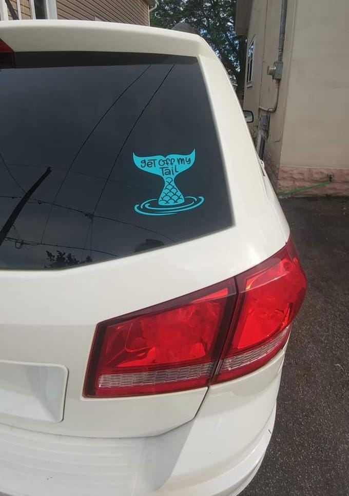 Mermaid Car Decal Bumper Sticker - Etsy