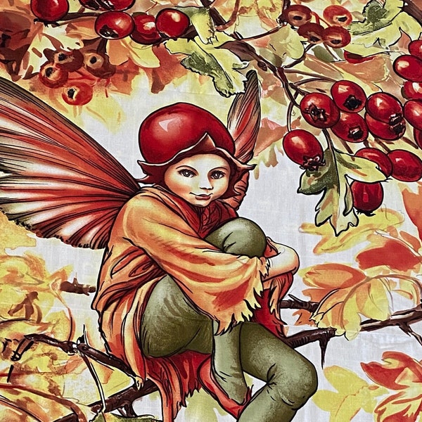 Flower Fairies Fabric - Etsy