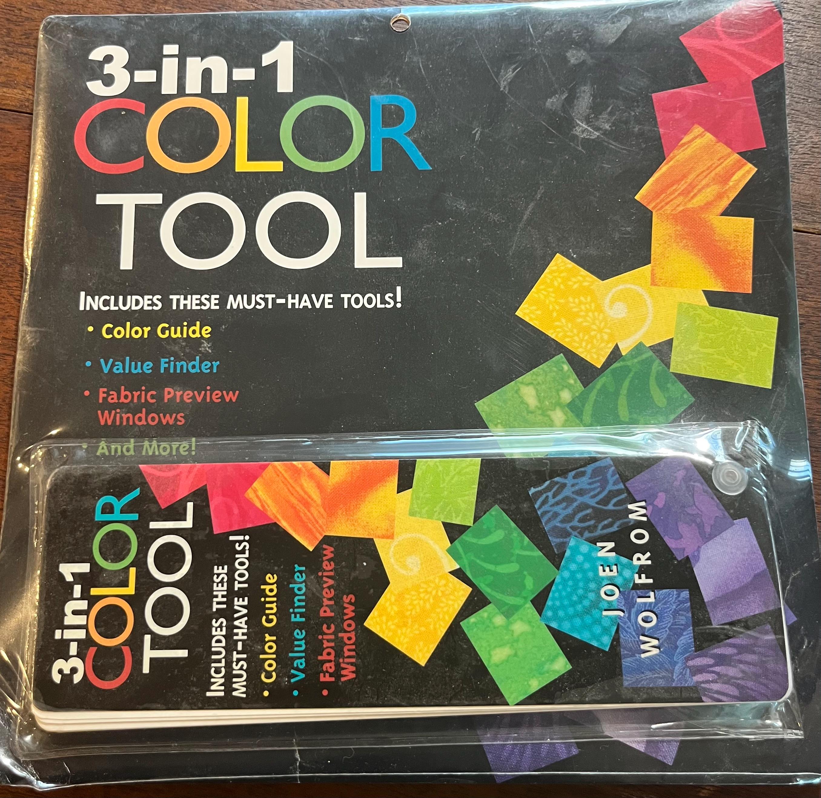 3-in-1 Color Tool by Joen Wolfrom, Quilting Color Guide Set, Value ...