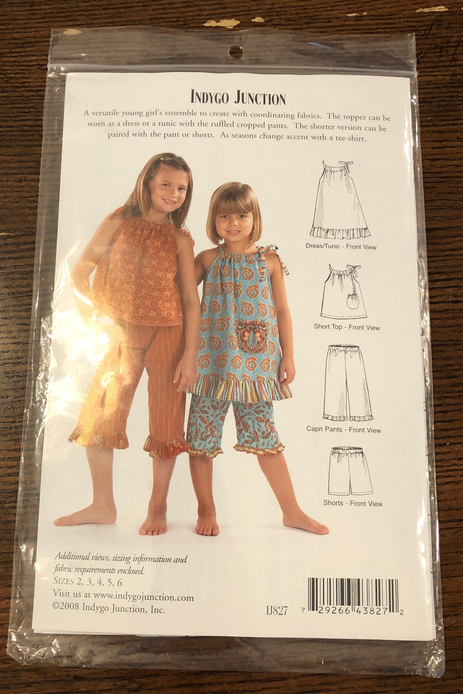 Indigo Junction Shoulder Tie Topper Sewing Pattern. Dress, Tunic ...