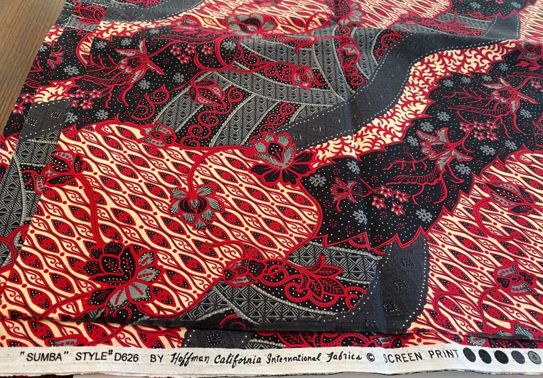 Sumba by Hoffman International Fabrics Quilting & Sewing Screen Print ...