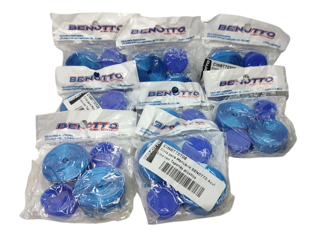 10 Benotto Smooth Blue Handlebar Tapes Cello Bar Pack Vintage Bicycle ...