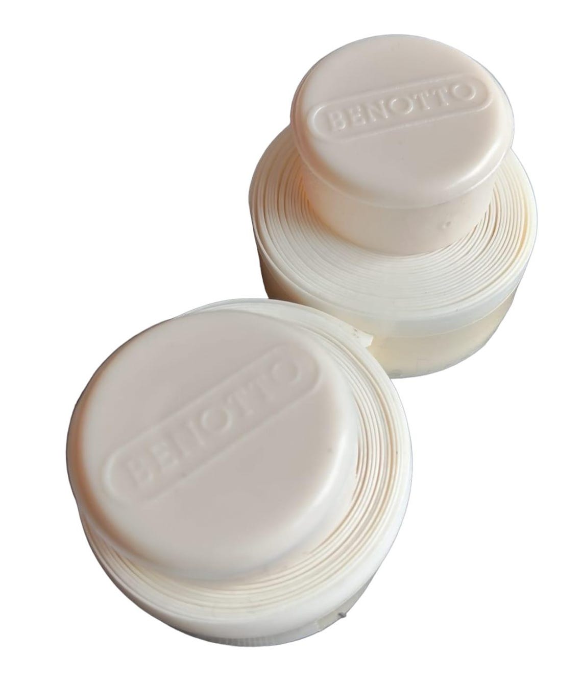 4 Benotto Smooth White Handlebar Tapes Cello Bar Pack Vintage Bicycle ...