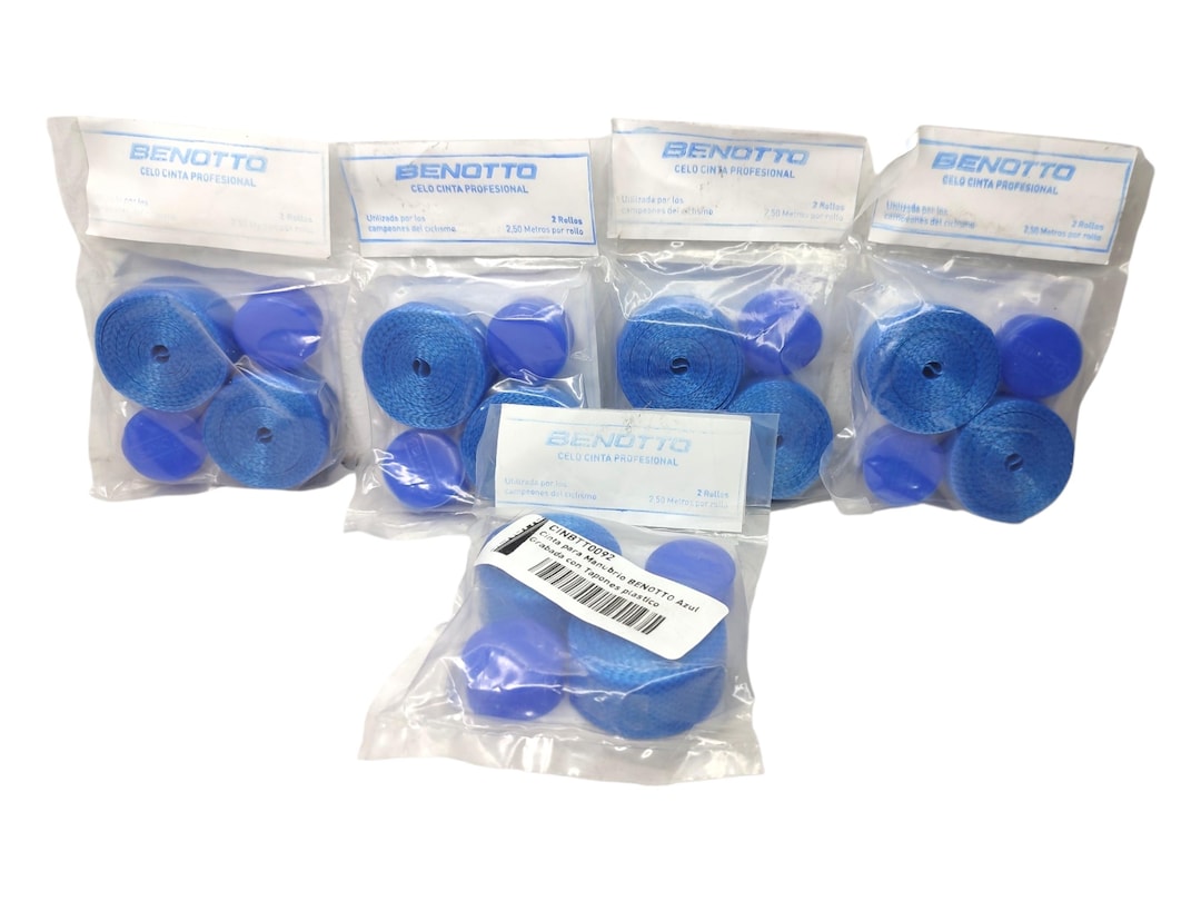 5 Benotto Textured Blue Handlebar Tapes Cello Bar Packs Vintage Bicycle ...