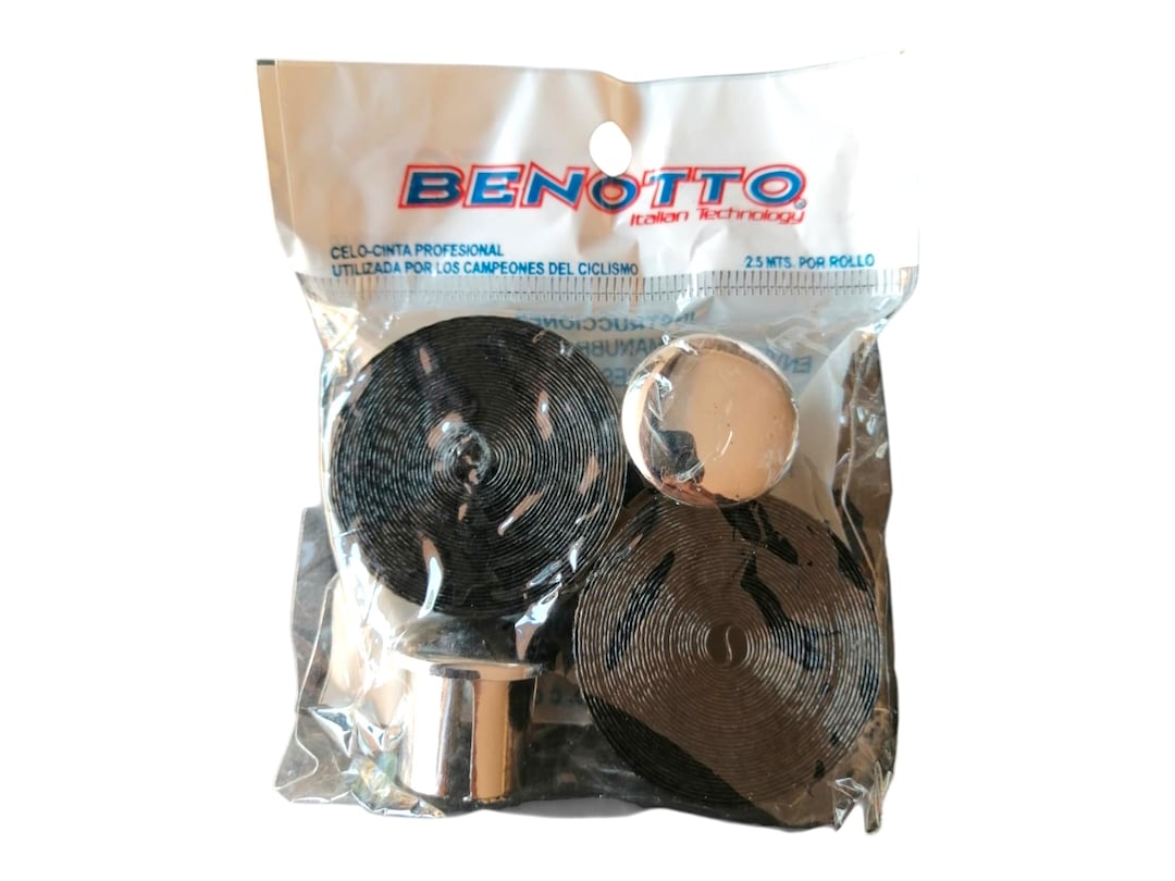 Benotto Textured Black Handlebar Tape Set: Vintage Bicycle With ...