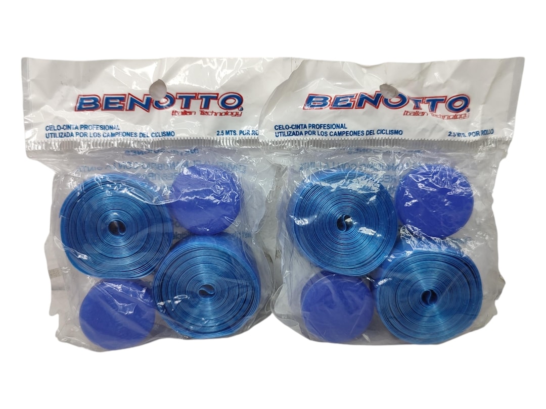 2 Benotto Smooth Blue Handlebar Tapes Cello Bar Pack Vintage Bicycle ...