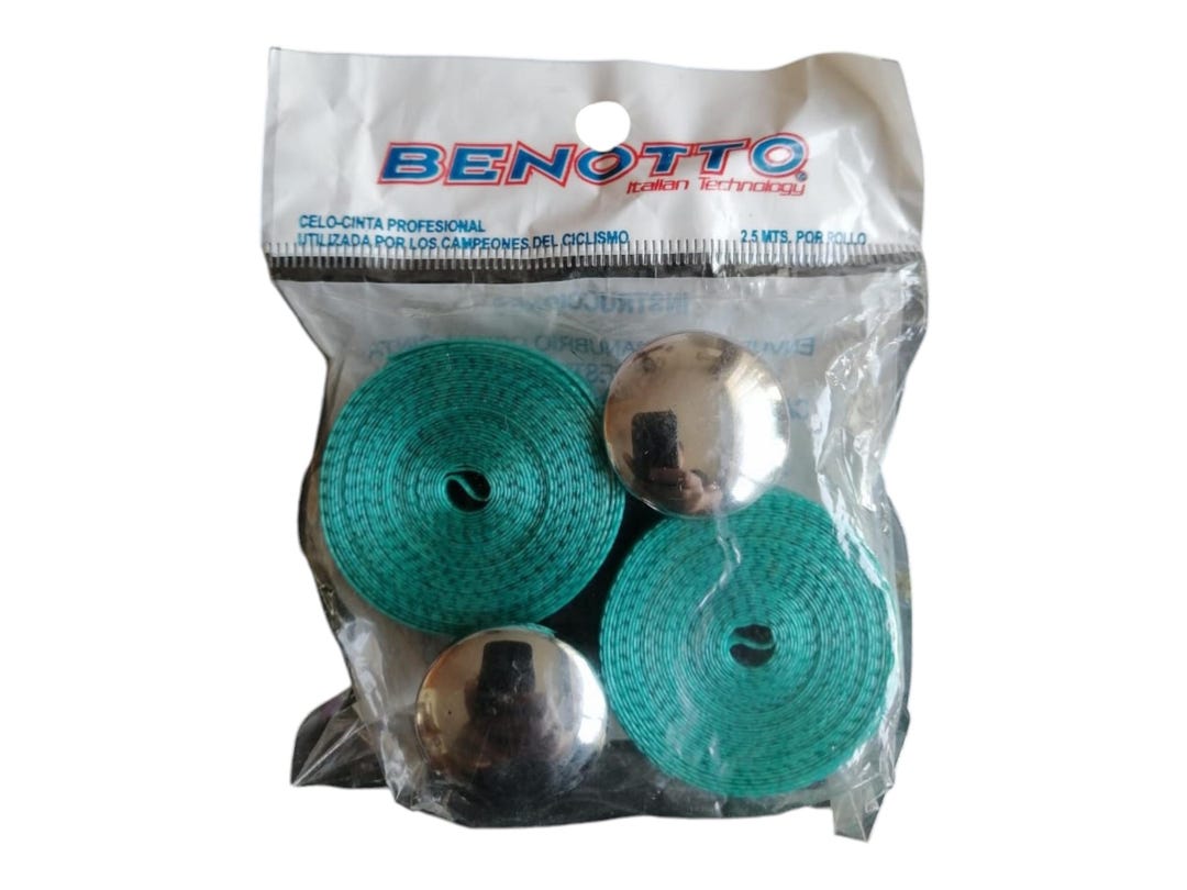 1 Benotto Textured Green Handlebar Tape Cello Bar Pack Vintage Bicycle ...