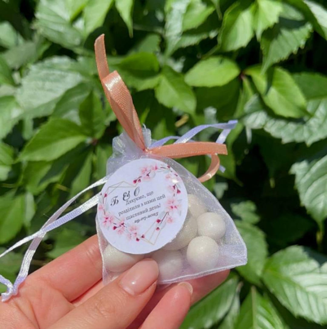 Rustic Nut Bag Wedding Favors – Personalized Nut Gift – Custom Branding ...