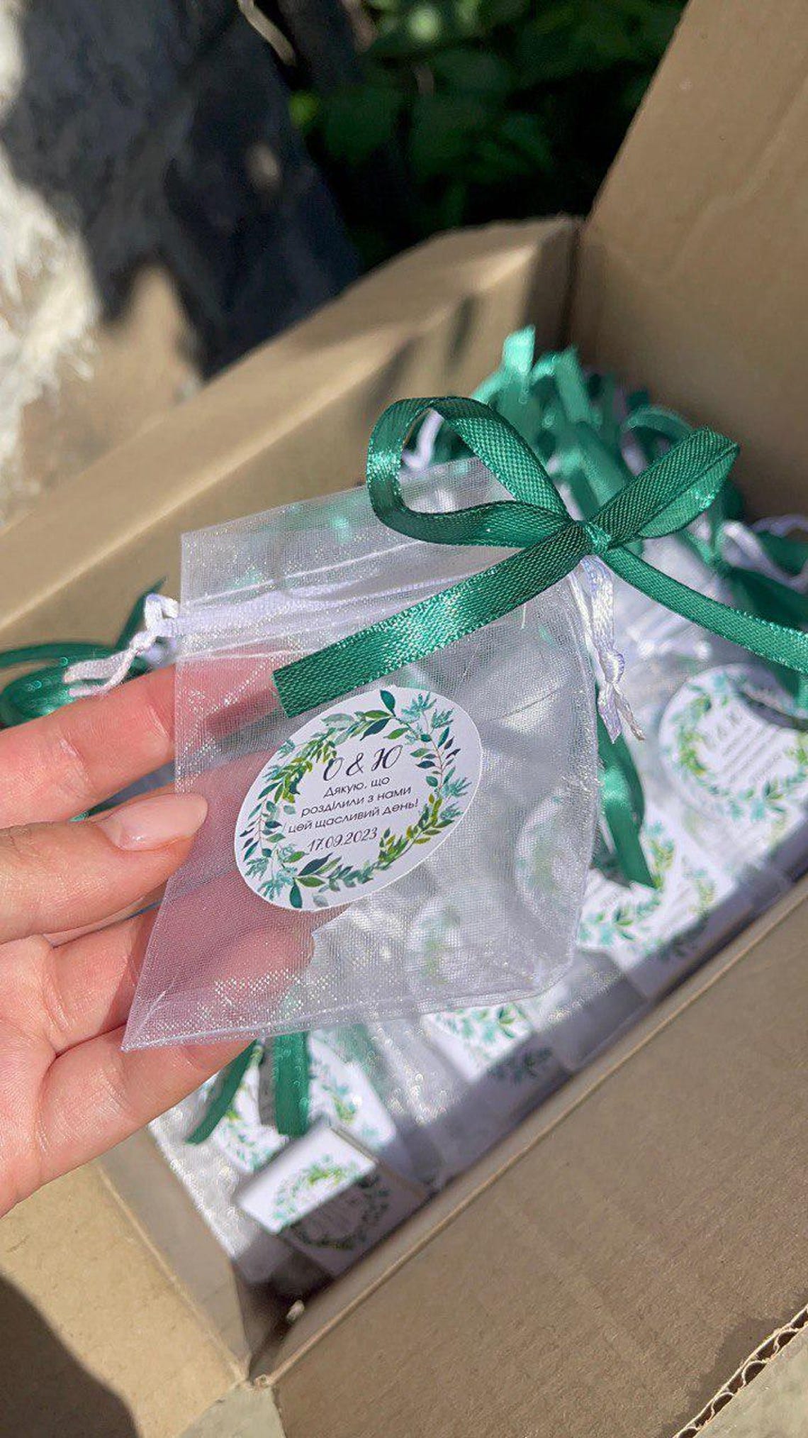 Personalized Organza Bags – Custom Branding With Ribbon for Weddings ...