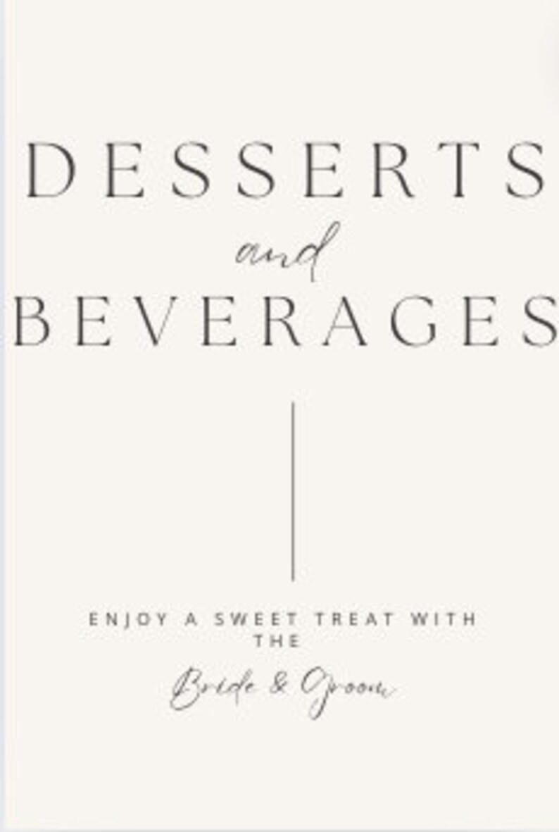 Simple but Elegant Event Signage - Etsy