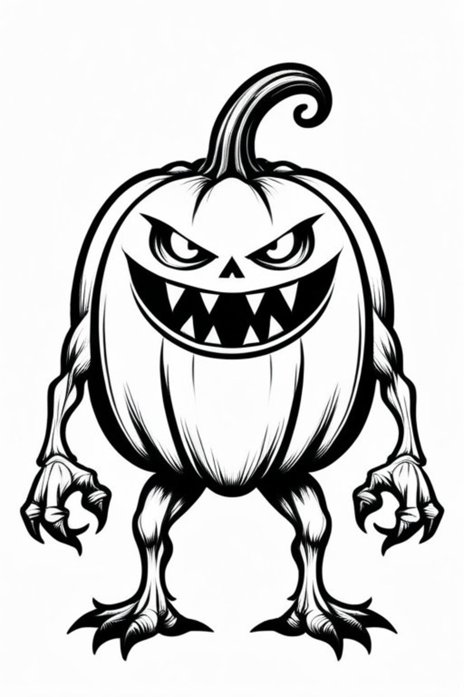 50 Halloween Coloring Pages for Kids Instant Download - Etsy