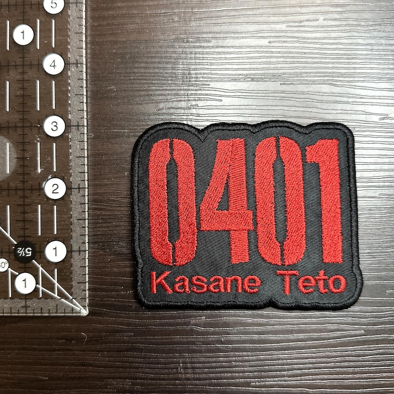 Iron-on Patch - Kasane Teto 0401 Synthv Vocaloid UTAU Logo - Etsy