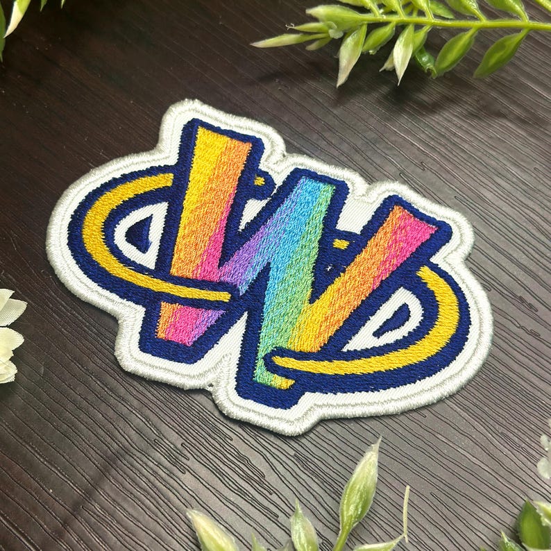 Iron-on Patch - Webkinz "w" Logo Internet Nostalgia Embroidered Patch ...