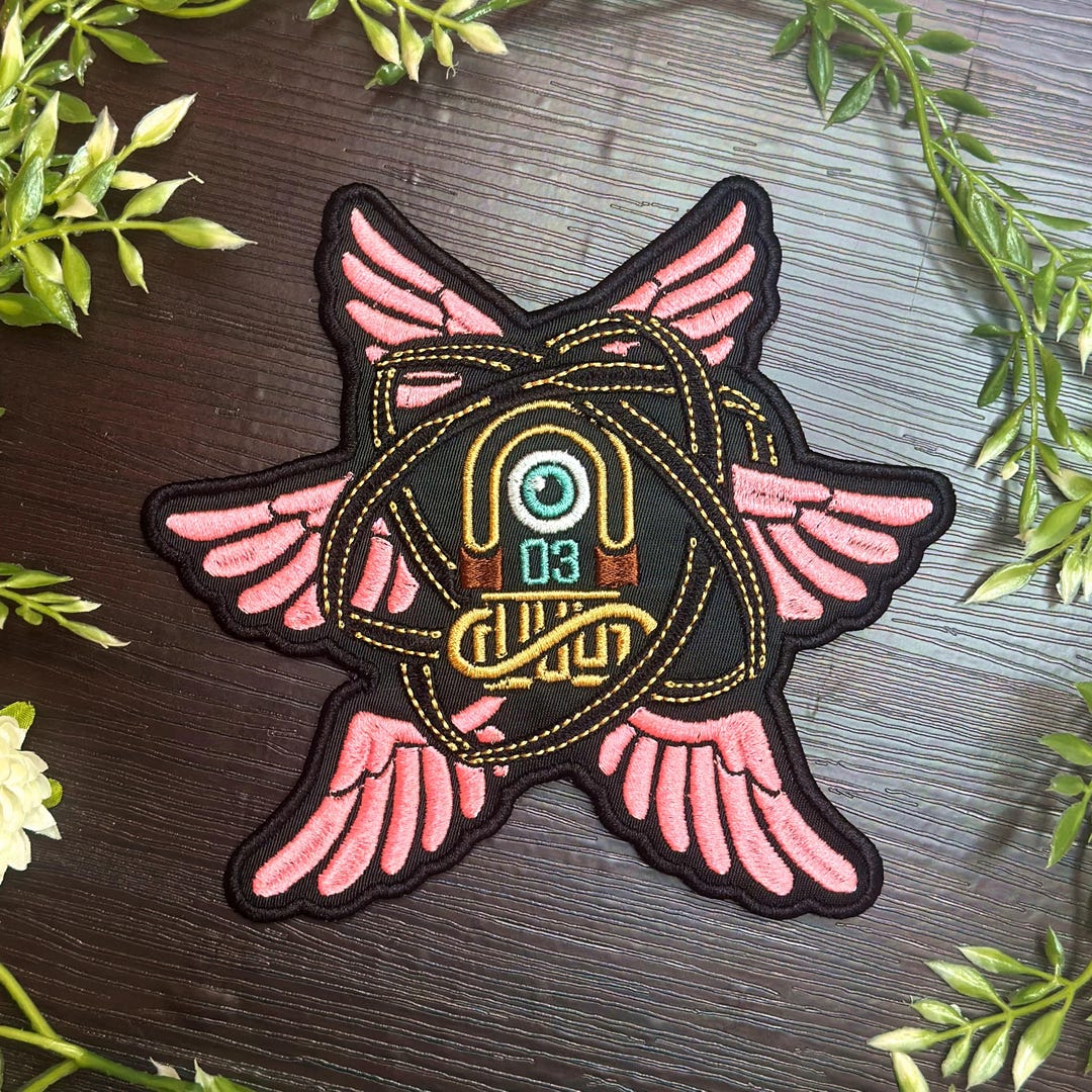 Iron-on Patch - Biblically-accurate Megurine Luka VOCALOID Embroidered ...