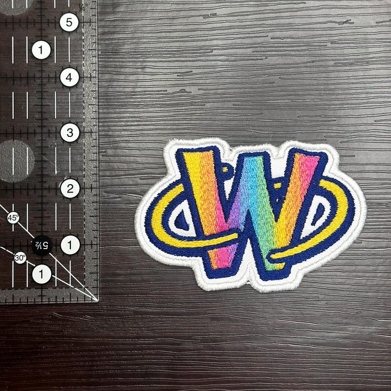 Iron-on Patch - Webkinz "w" Logo Internet Nostalgia Embroidered Patch ...