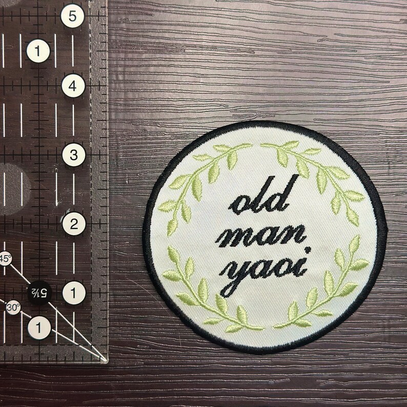 Iron-on Patch - "old Man Yaoi" Fujoshi Anime Manga Doujinshi Patch - Etsy