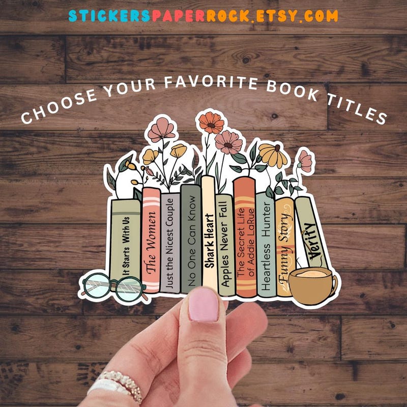 Book Stickers - Etsy