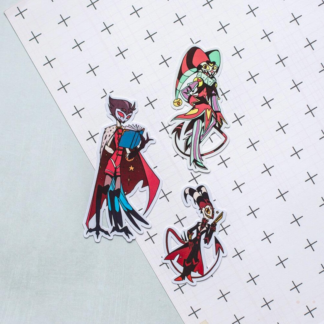 Helluva Boss Stickers, Stolas, Blitzø, Fizz Sticker Set - Etsy