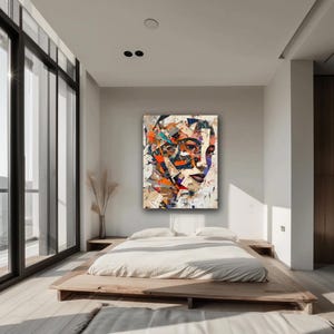 Fragmented Faces: A Modern Exploration of Identity, Digital Print, Wall ...