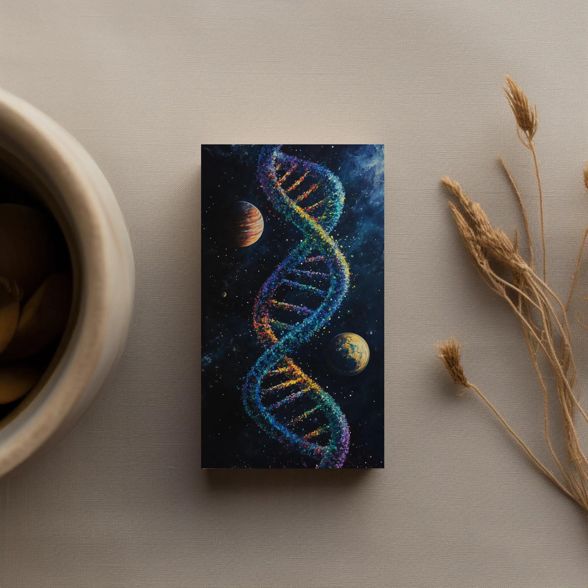Galactic DNA Print: Cosmic Stars & Genetics Fusion (digital Download ...