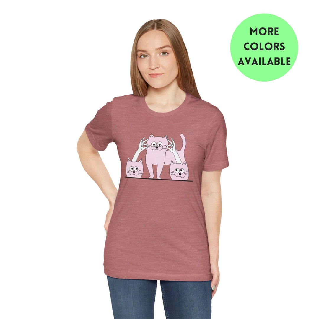 Cat ASL, Adult Short Sleeve Tee, Sign Language Gifts, Cat-lover Gifts ...