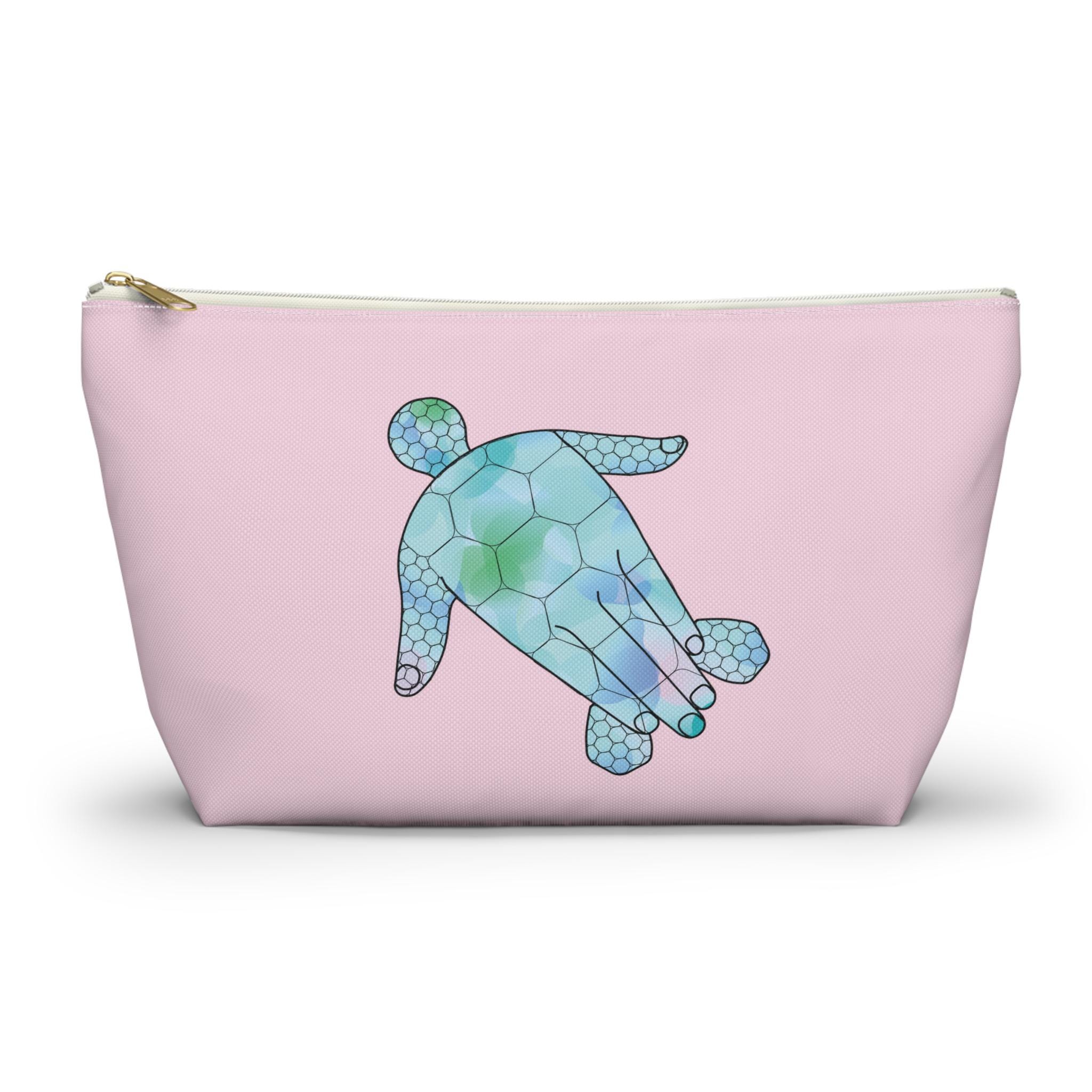 Sea Turtle ASL - Accessory Pouch W T-bottom, ASL Gifts, Sign Language ...