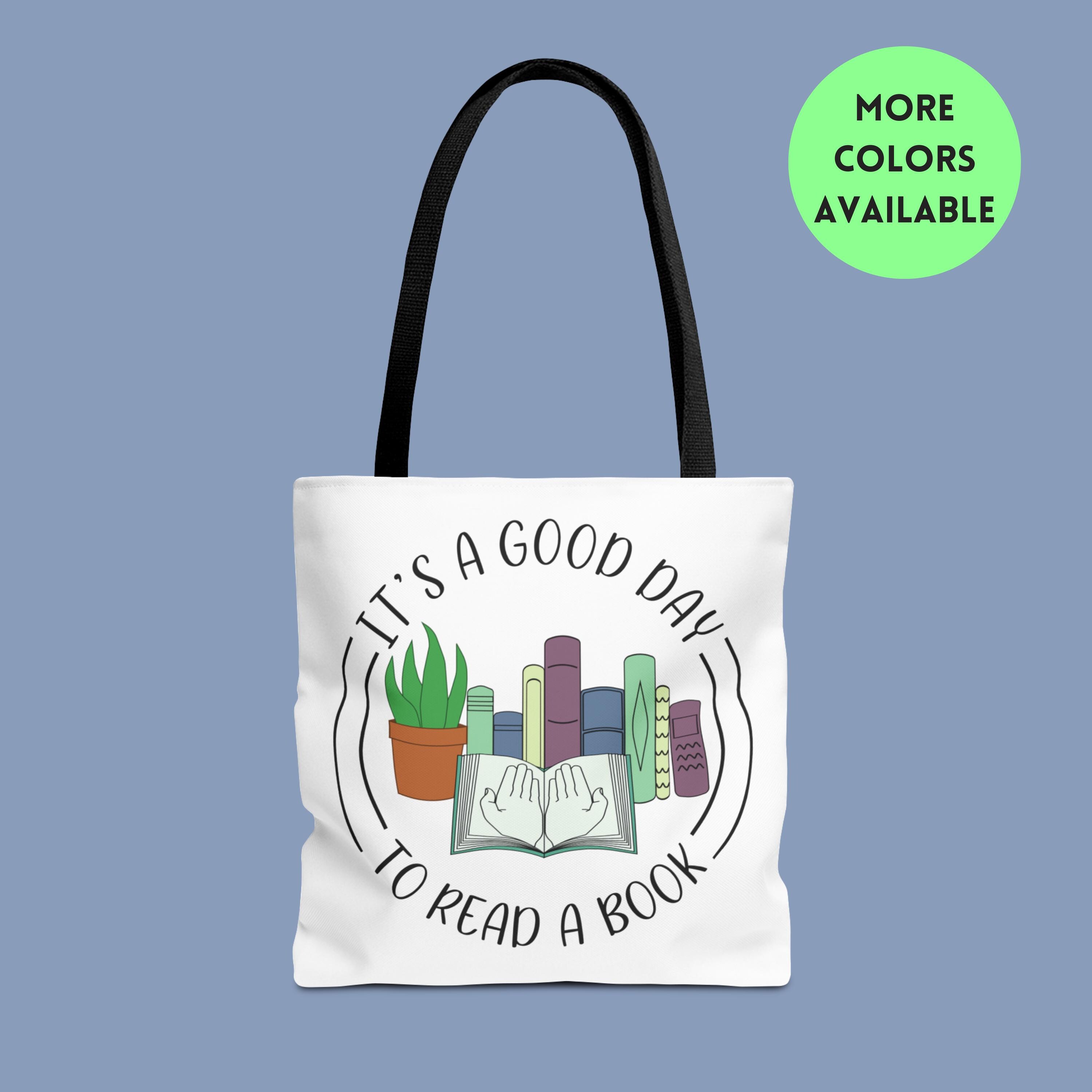 Its A Good Day to Read Tote Bag, ASL Gifts, Sign Language Gifts, Back ...