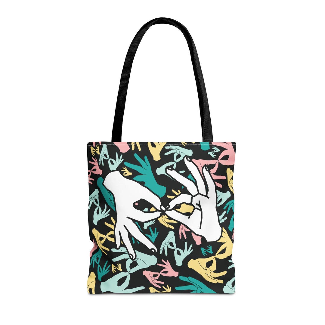 Interpreter Tote Bag, ASL Gifts, Sign Language Gifts, Back to School ...