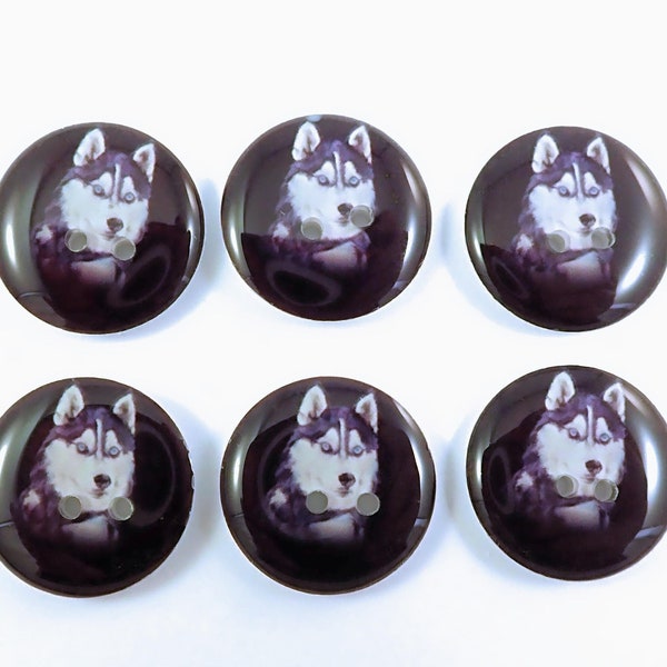 Wolf Buttons - Etsy
