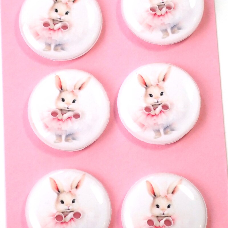 Bunny Buttons - Etsy