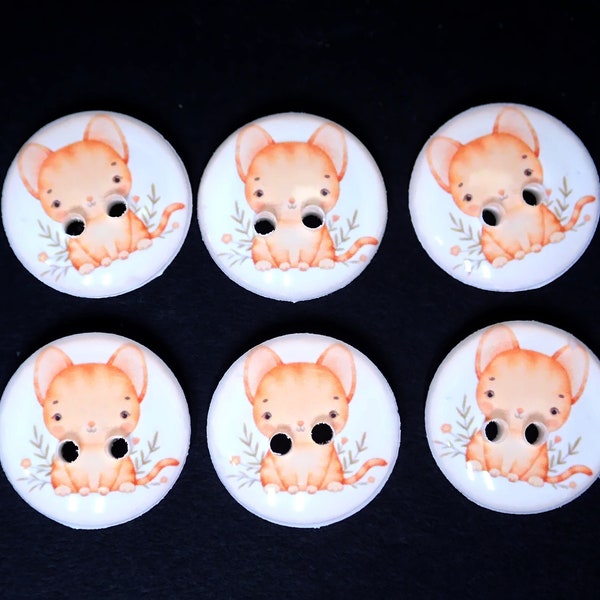 Cat Buttons - Etsy