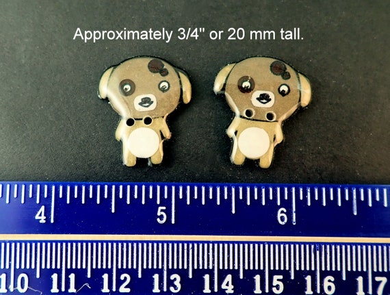 Fluffy Puppy Buttons
