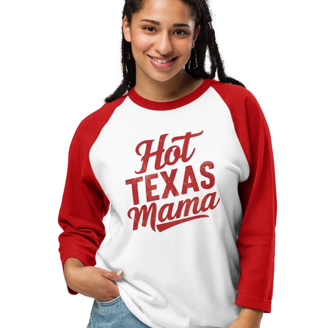 True Texan Tee | Hot Texas Mama | Baseball Tee | Texas | Texas Gift ...