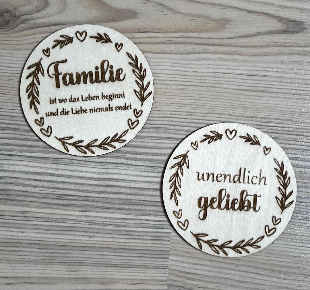 Milestone Card Photo Shoot Wooden Disc With Desired Text Customizable ...