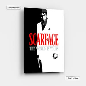 Scarface Movie Print, Scarface "the World is Yours", Tony Montana Wall ...