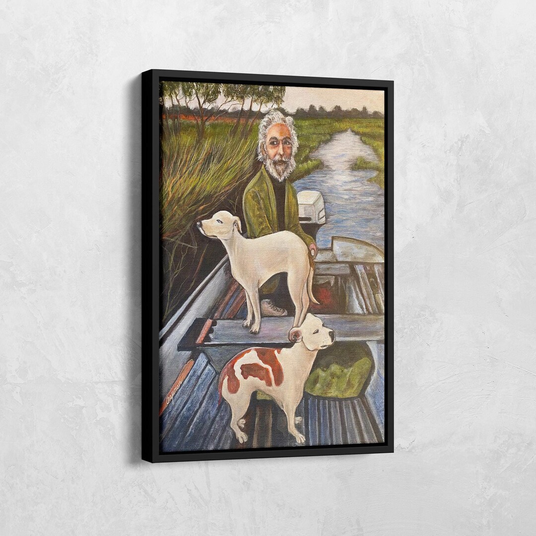 Goodfellas Paintings, Good Fellas Old Man and Dogs Canvas, Movie ...