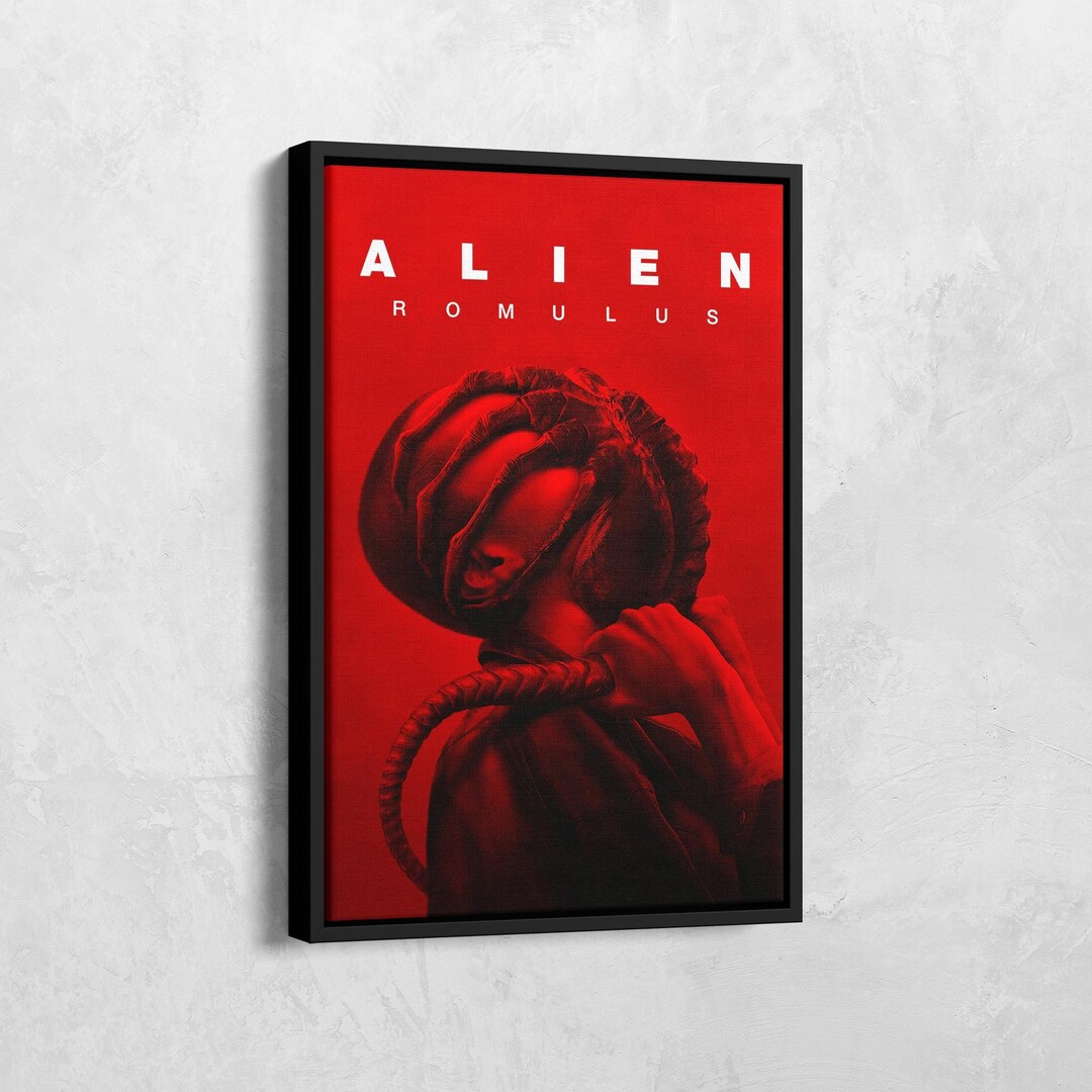 Alien Romulus Movie Poster, Classic Movie Poster, High Quality Canvas ...