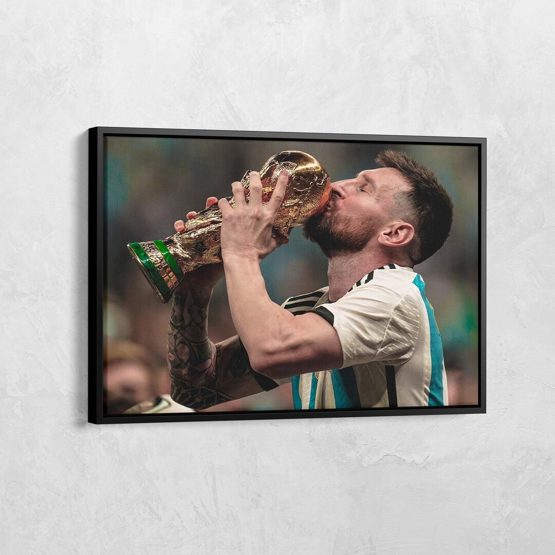 Lionel Messi Poster, Argentina Soccer Print, Soccer Gifts, Sports ...