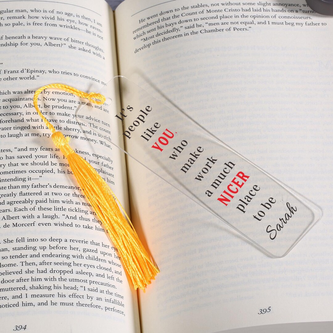 Personalized Coworker Bookmark,employee Gift,mentor Appreciation Gift ...
