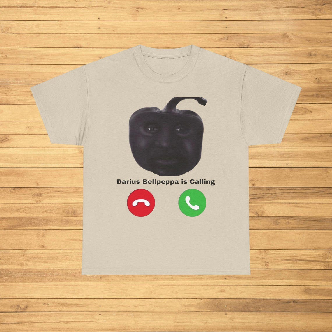 Darius Bellpeppa is Calling, Funny Meme Shirt Apparel Gift Idea, Heavy ...