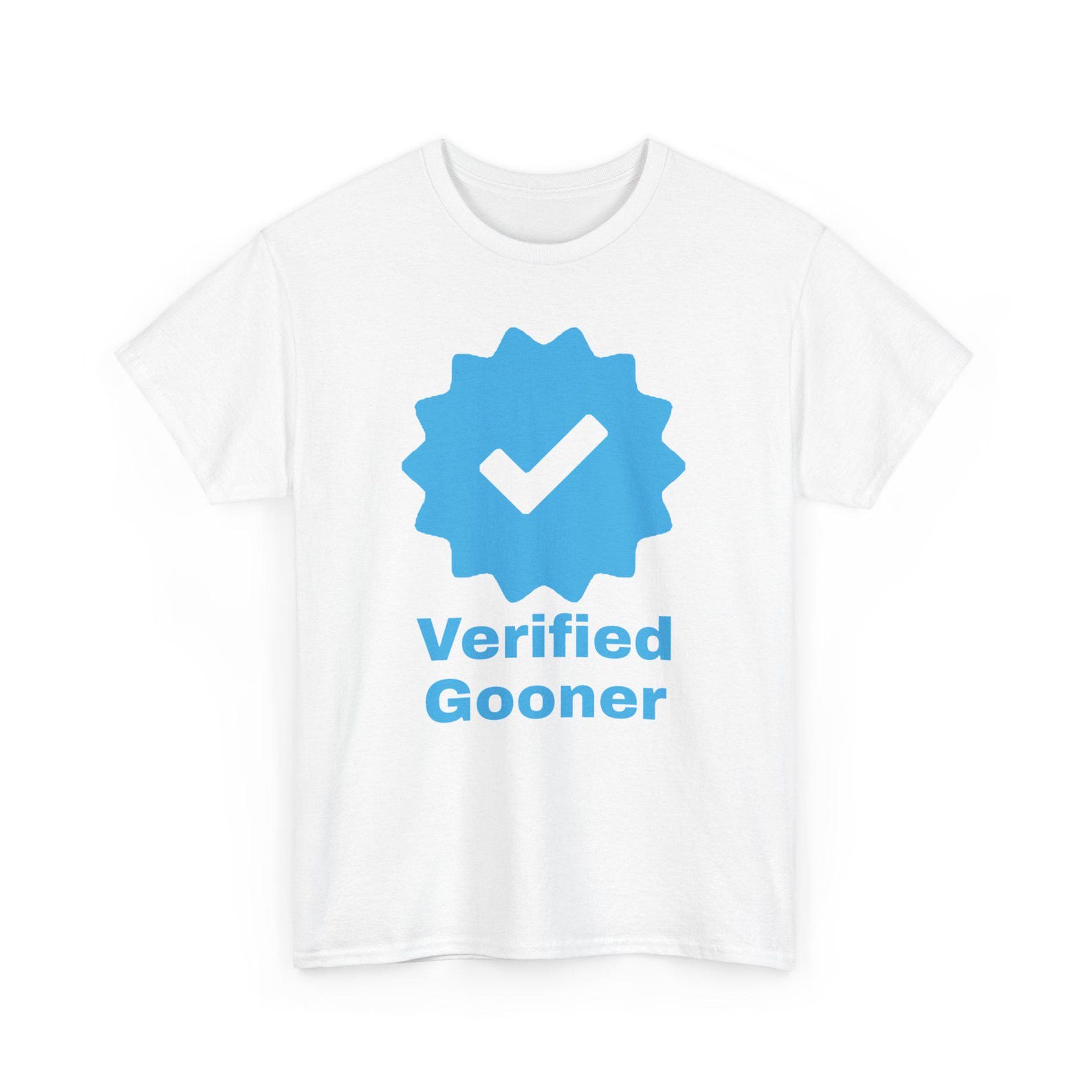 Funny Verified Gooner Unisex Heavy Cotton Tee, Brain Rot, Goofy Ahh ...