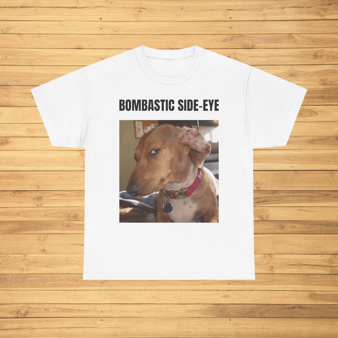 Bombastic Side Eye Funny Meme Shirt - Etsy