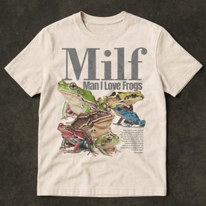 Man I Love Frogs T-shirt, Meme Frog Shirt, Vintage Style Unisex T-shirt, Offensive Unisex Tee ...