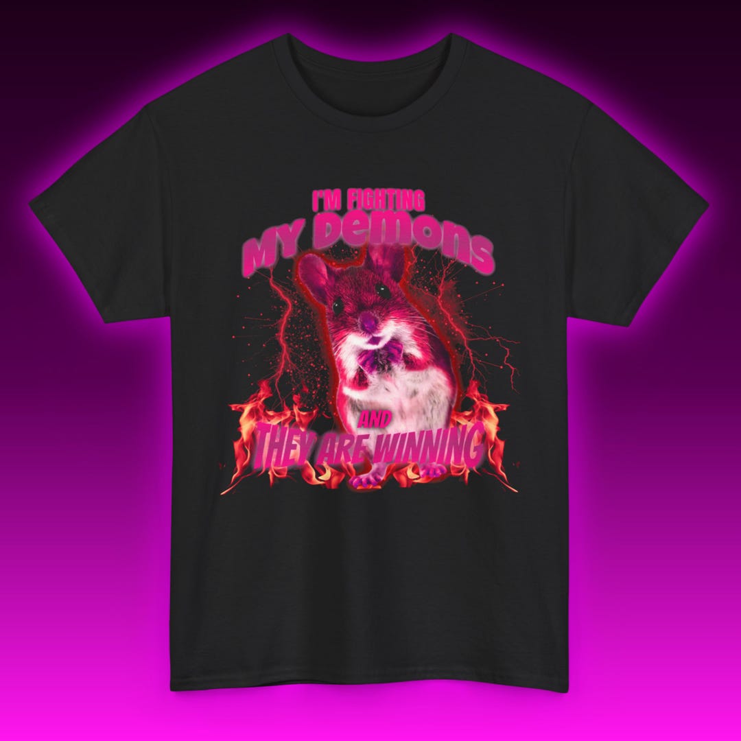 I'm Fighting My Demon and They Are Winning, Funny Demon Shirt, Unisex ...