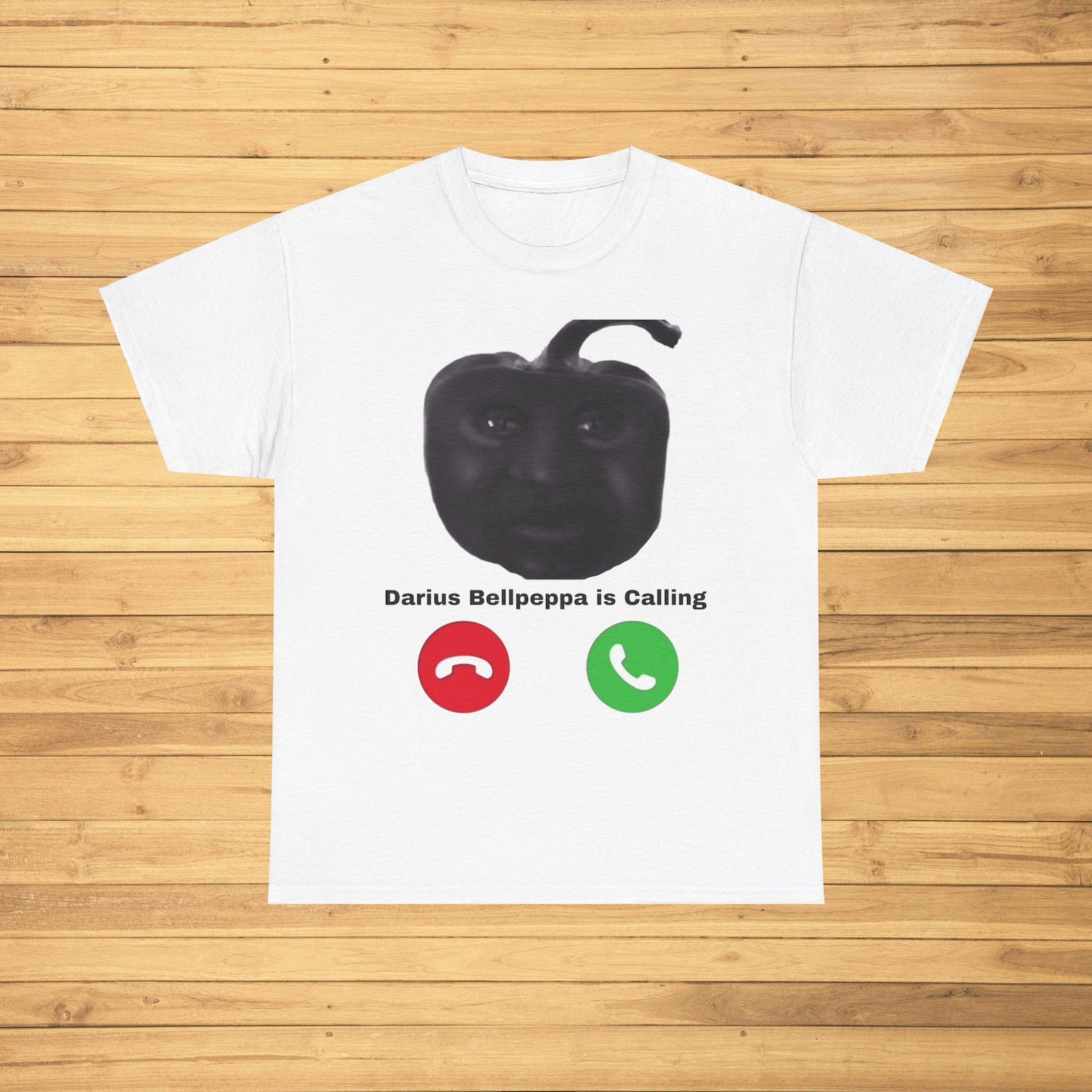 Darius Bellpeppa is Calling, Funny Meme Shirt Apparel Gift Idea, Heavy ...
