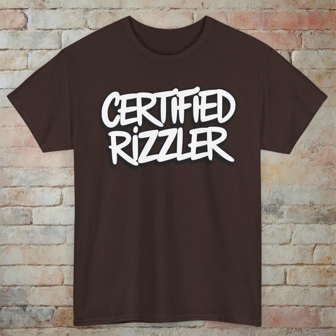 Certified Rizzler, Funny Meme Shirt, Y2k Aesthetic, Meme Shirt, Silly ...