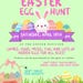 Easter Egg Hunt Flyer, Editable Easter Party Invite, PTA PTO Flyer ...