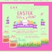 Easter Egg Hunt Flyer, Editable Easter Party Invite, PTA PTO Flyer ...