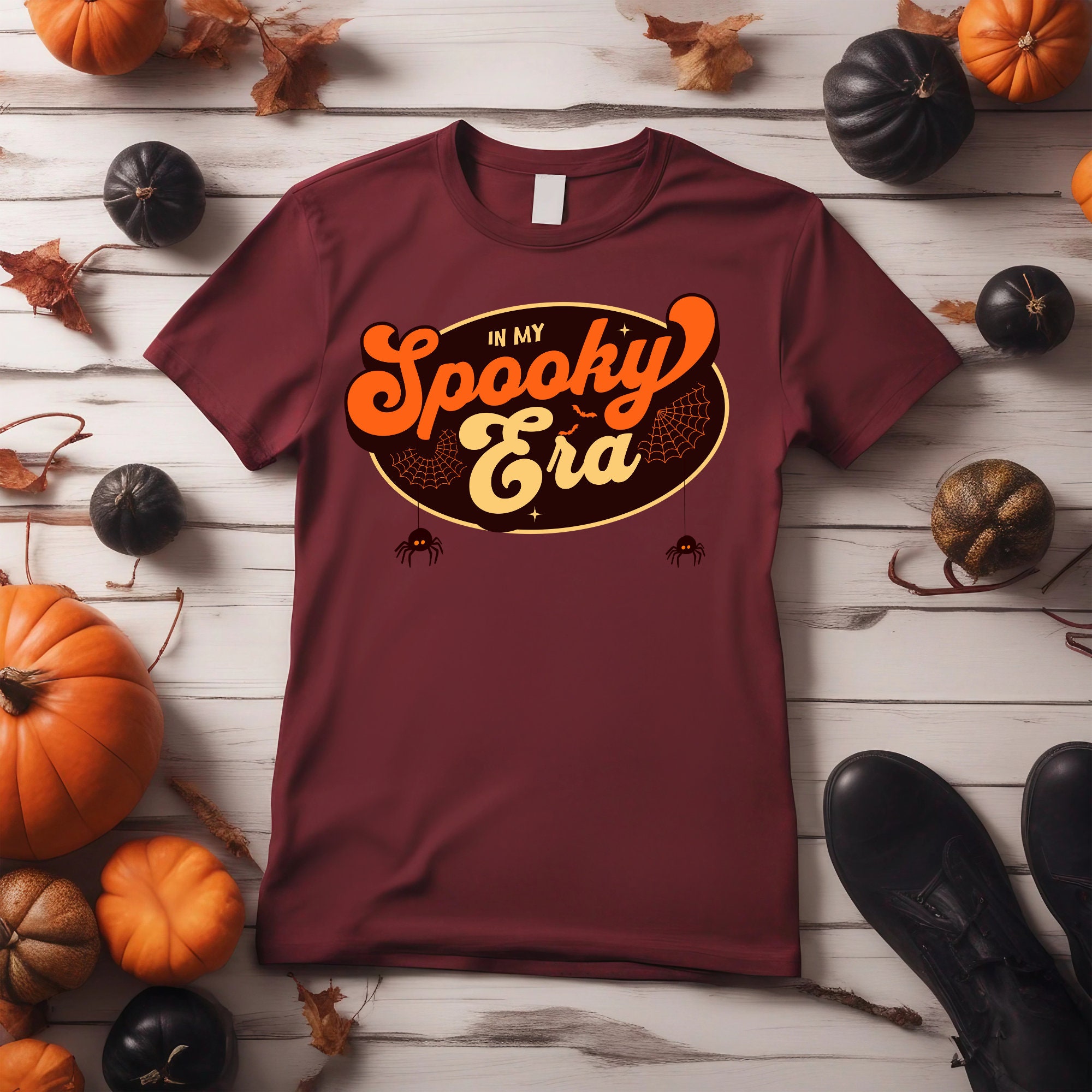 Spooky Era T Shirt, in My Spooky Era, Retro Halloween Shirt, Halloween ...